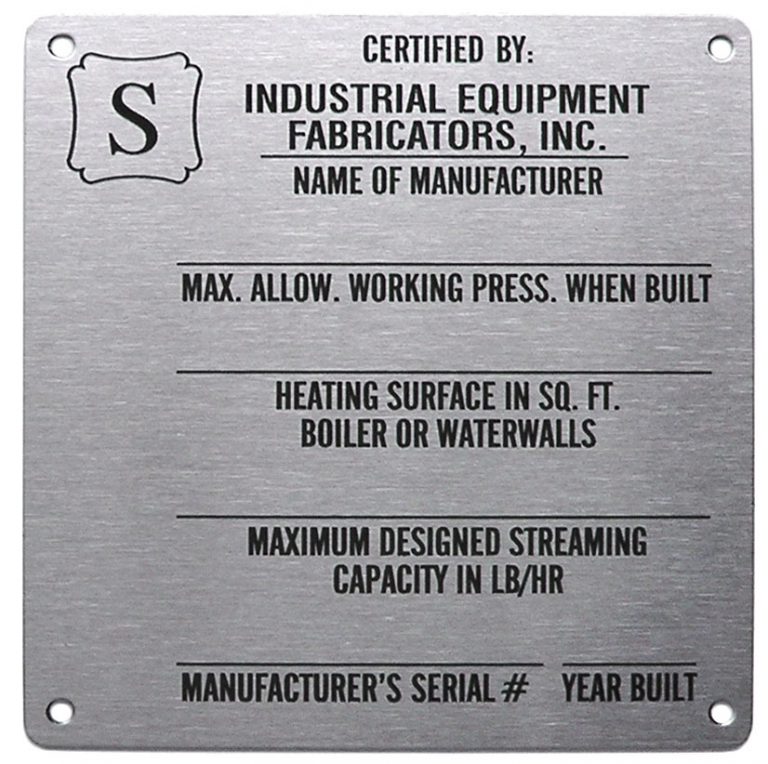 Industrial Metal Tags for Product Identification and Inventory ...